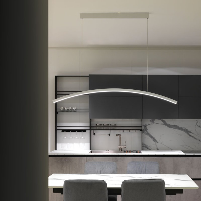 Lampe à Suspension Bow Structure en aluminium Vivid